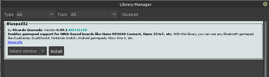 Bluepad32 support for Arduino and CircuitPython – RETRO.MOE